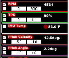 ACAS-X Combination G Meter + Chassis Angle Sensor for Holley Terminato ...